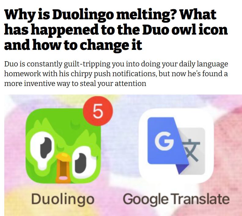 Duolingoのアイコンが溶けてる理由はハロウィンはガセ！海外の公式見解│エンタメ深掘りカフェ